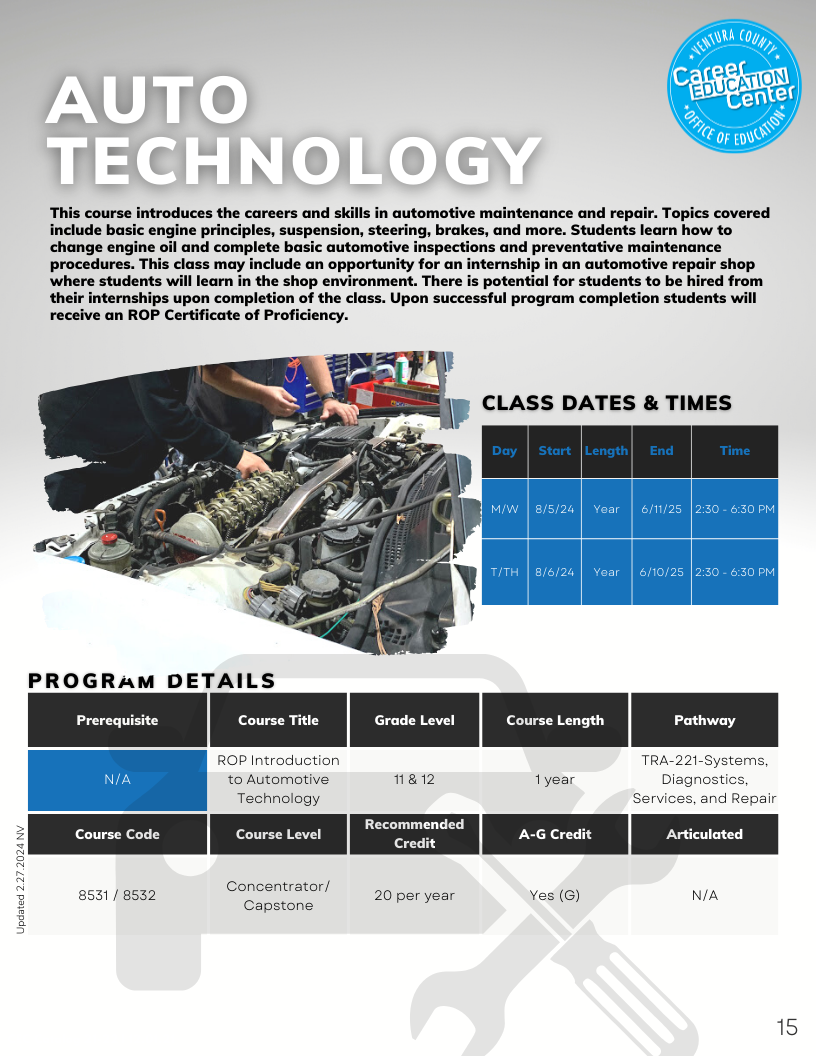 Ventura County Office of Education > Career Education > Career ...
